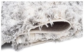 Kusový koberec shaggy Acama krémově šedý atyp 70x300cm