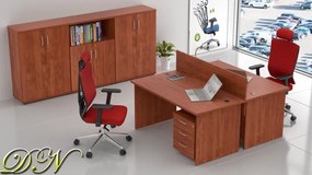 Sestava kancelářského nábytku Komfort 2.6, calvados ZE 2.6 03