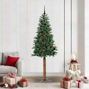 Úzký vánoční stromeček Zelená 210 cm 3394878