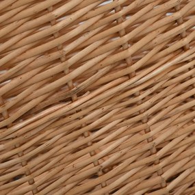 vidaXL Koš na dřevo s držadly 78 x 54 x 34 cm přírodní vrba [286983]