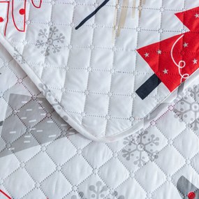 Přehoz na postel JINGLE, bílý Rozměr: 170 x 210 cm