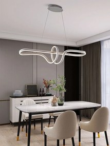 Designová lampa v industriálním stylu nad pohovku v obývacím pokoji Trevance Led
