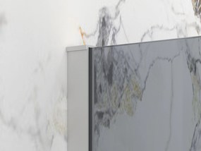 Erga Paris, sprchová zástěna Walk-In 150x200 cm, 8mm šedé sklo, broušená ocel, ERG-V02-PARIS-150x200-GR-BS