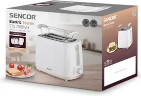 SENCOR STS 7510WH bílá / Topinkovač / 930W / 2 sloty