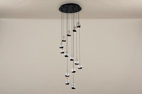 Závěsné designové svítidlo do obývacího pokoje Benelux Nero 15