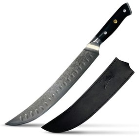Alpha-Royal Japanese série, 10" řeznický nůž, damašková ocel