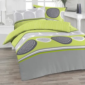 Florella Povlečení Renforcé Uta Silber Rozměr: 70x90 + 140x200 cm