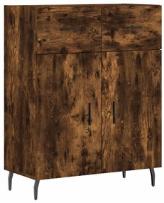 Skříň highboard kouřový dub 69,5 x 34 x 180 cm kompozitní dřevo,  3198166