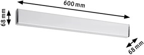 Paulmann 70464 Nembus, lineární LED svítidlo nad zrcadlo, 11W LED, chrom, délka 60cm