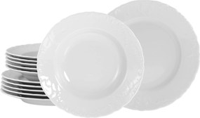 XXXLutz JÍDELNÍ SOUPRAVA Rokoko weiss 12dílné Creatable - Online Only nádobí - 007768068802