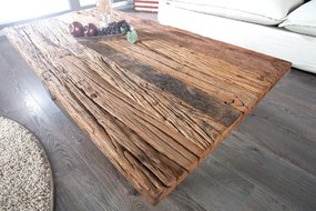 Noble Home Konferenční stolek Darruto, 110 cm, recyklovaný teak