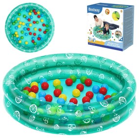 Nafukovací dětský bazén s míčky 91x20cm Bestway 51141 pro letní zábavu