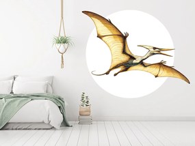 Pterodactyl textilní přelepitelná samolepka na zeď arch 45 x 37 cm