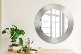 Kulaté dekorační zrcadlo na zeď Lesklá ocel