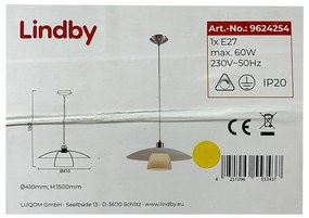 Lindby Lindby - Lustr na lanku DOLORES 1xE27/60W/230V LW0067