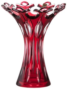 Váza Flamenco, barva rubín, výška 250 mm