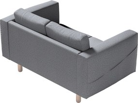Potah na pohovku IKEA Norsborg 2-místná barva šedá látka pletený vzor