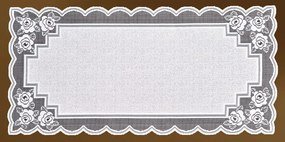 Žakárový ubrus - běhoun OSKAR 60x120 cm bílá MyBestHome