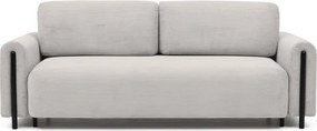 Béžová manšestrová rozkládací/s úložným prostorem pohovka 244 cm Arcadova – ELTAP