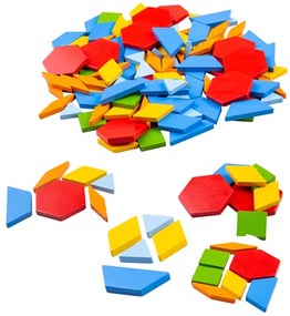 Bigjigs Toys Dřevěná skládačka barevná mozaika