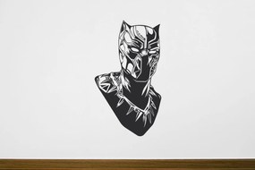 Lepy.cz Samolepka na zeď Black Panther Velikost (šířka x výška): 35x61cm, Barevná varianta: Bílá