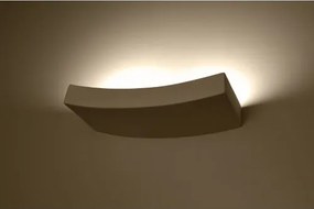 Nástěnné keramické svítidlo SOLLUX Hattor G9 2x40W bez zdroje SL.0837