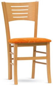 Stima Židle ATALA s čalouněným sedákem Odstín: Rustikál, Látky: TRISTAN verde 41