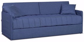 KANAPE Kvalitní rozkládací postel Lisabon Provedení: 2 místná maxi rozkládací, Vzorník látek: tekno fibra 20 blue