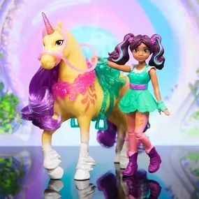 SPIN MASTER Figurky Unicorn Academy Ava a Leaf / Jednorožec s hřívou,