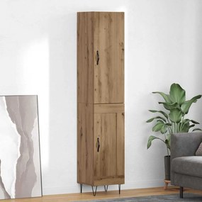 Vysoký bufet Artisanový dub 34,5 x 34 x 90 cm Kompozitní dřevo 3402727