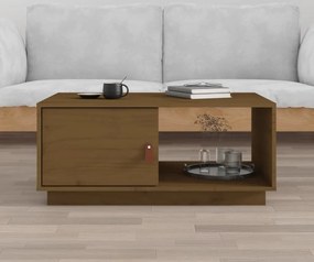 vidaXL Konferenční stolek 80x50x35,5 cm masivní borové dřevo [818262] Barva: Přírodní