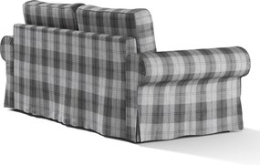 Potah na pohovku IKEA Backabro,  3-místná, rozkládací barva šedá látka pletený vzor, vzorované