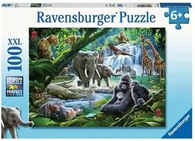 Ravensburger Rodina z džungle / 100 dílků / od 6 let