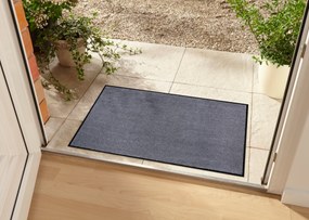 MK Original: Produkty s rodokmenem, Protiskluzová rohožka Mujkoberec Original 104484 Grey - na ven i na doma, 60x80, šedá, chodba / předsíň