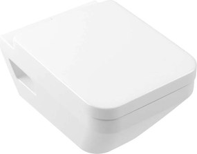 Villeroy & Boch Architectura - Závěsné WC se sedátkem DirectFlush, TwistFlush, CeramicPlus, SoftClosing, alpská bílá 5685CLR1