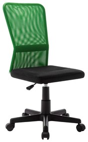 Petromila Kancelářská židle černá a zelená 44x52x100 cm síťovina textil