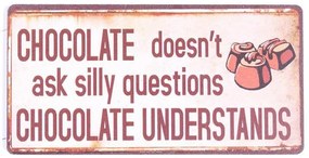 La finesse Magnet Chocolate doesn't ask, hnědá barva, kov