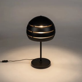 Stolní retro lampa Cantonn Nero and Gold