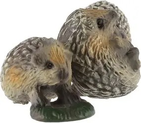 ZOOTED Figurka ježek západní s mláďaty / 8 cm / od 3 let