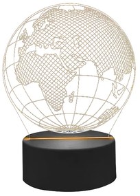 Madrid Magnificence Globe - LED lampa - 7 různých barev - USB - P108