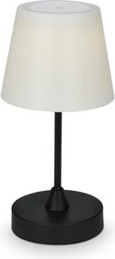 BRILO 7032415 LED venkovní stolní lampa s dotykovým vypínačem, pr.30 cm, LED modul, 3 W, 340 Lm, černá (starý kód: BRILO 7032-415) - BRILO