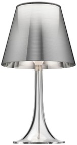 Flos F6255000 Miss K, stolní lampička se stmívačem, 1x70W E27, aluminizovaná stříbrná, výška 43cm