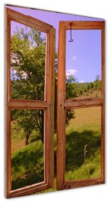 Wallmuralia Vertikální Fotoobraz na skle Krajina za oknem 50x100