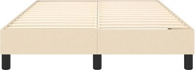Rám postele s boxspringem krémový 120 x 200 cm textil 3120505