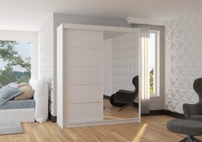 ADRK Furniture Posuvná skříň s zrcadlem CARO 180 SW-CAR-W-180+A357