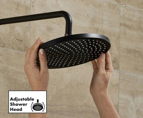 Hansgrohe Croma S, hlavová sprcha 240 1jet, černá matná, HAN-26723670