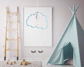 Stropní svítidlo TooLight Cloudie modrá