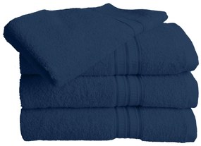 Froté ručník Stella, tmavě modrý , 50x100 cm