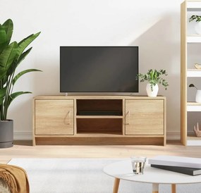 vidaXL TV skříňka 102x30x37,5 cm kompozitní dřevo [823256] Barva: bílá s vysokým leskem