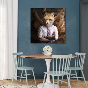 Gario Obraz na plátně Předseda Foxy - Zehem Chong Rozměry: 30 x 30 cm